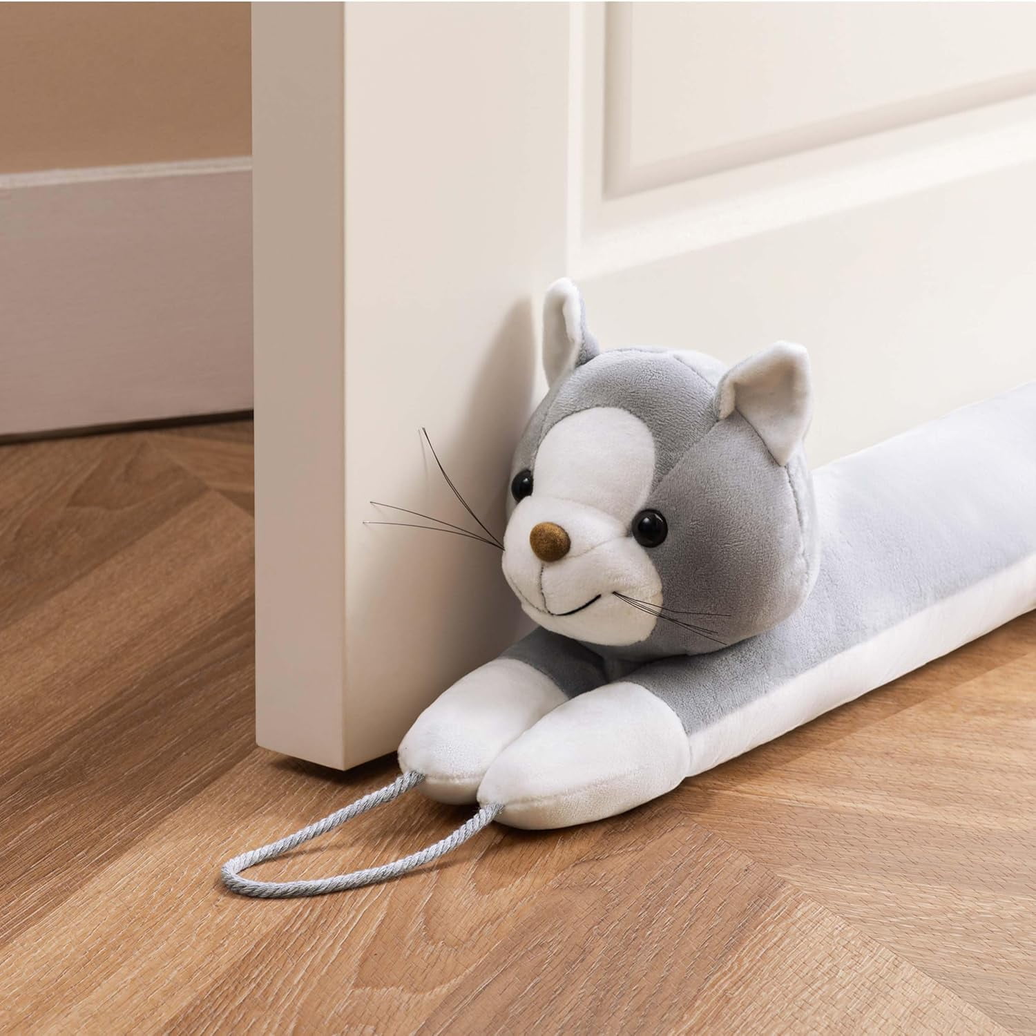 Door Draft Stopper for Bottom of Door and Window, Weighted Cute Animal ...