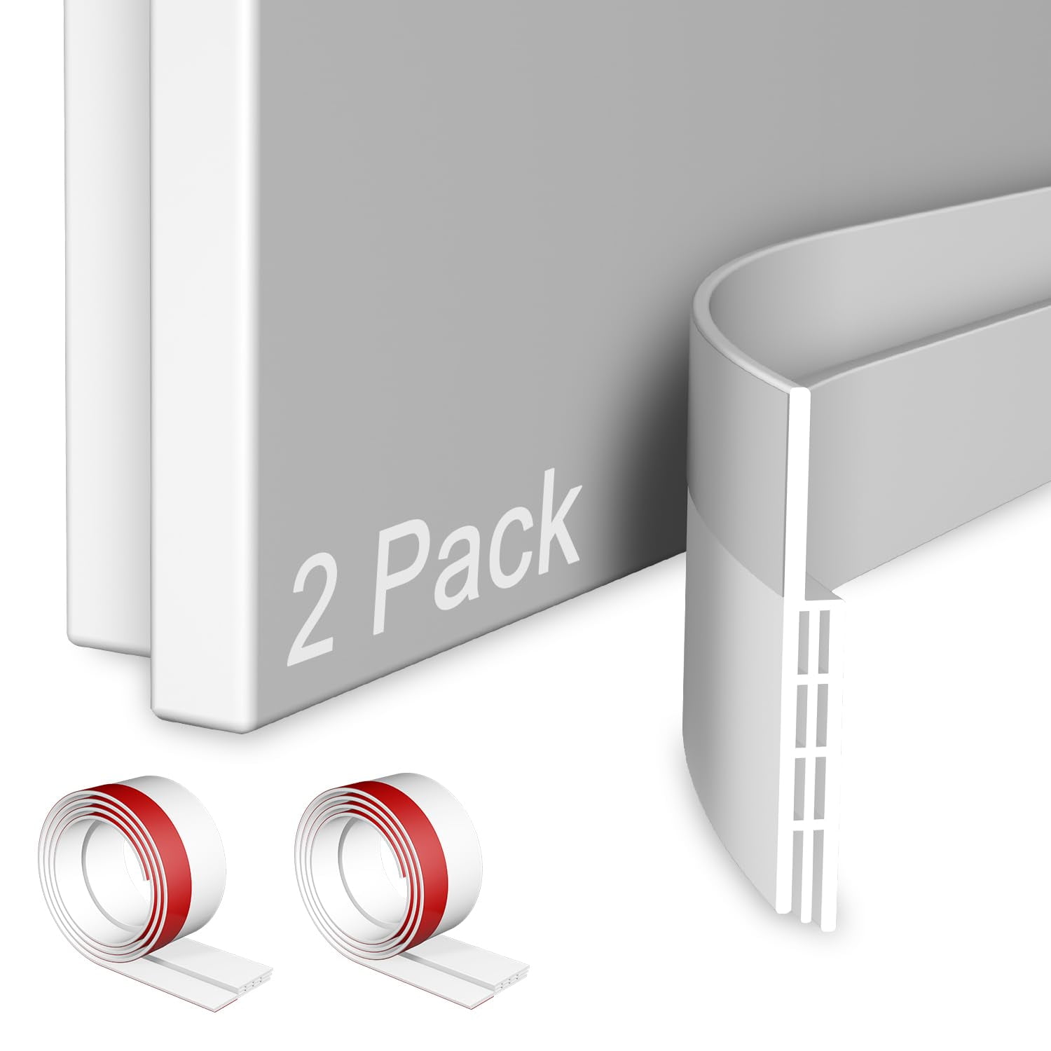 Under Door Draft Stopper, Door Bottom Sweep for Noise Reduction ...