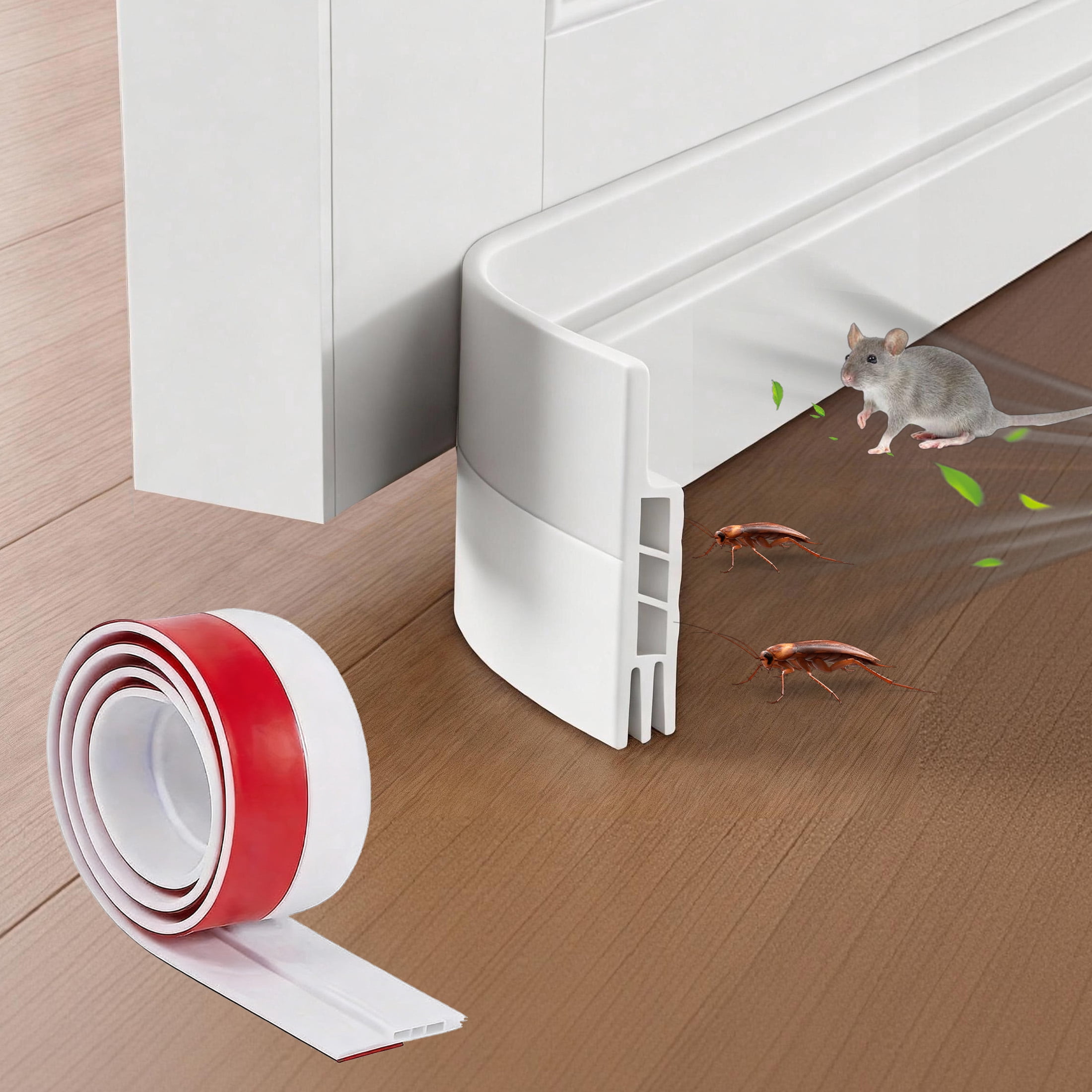 Door Draft Stopper, Under Door Seal Weather Stripping, Noise Reduction ...
