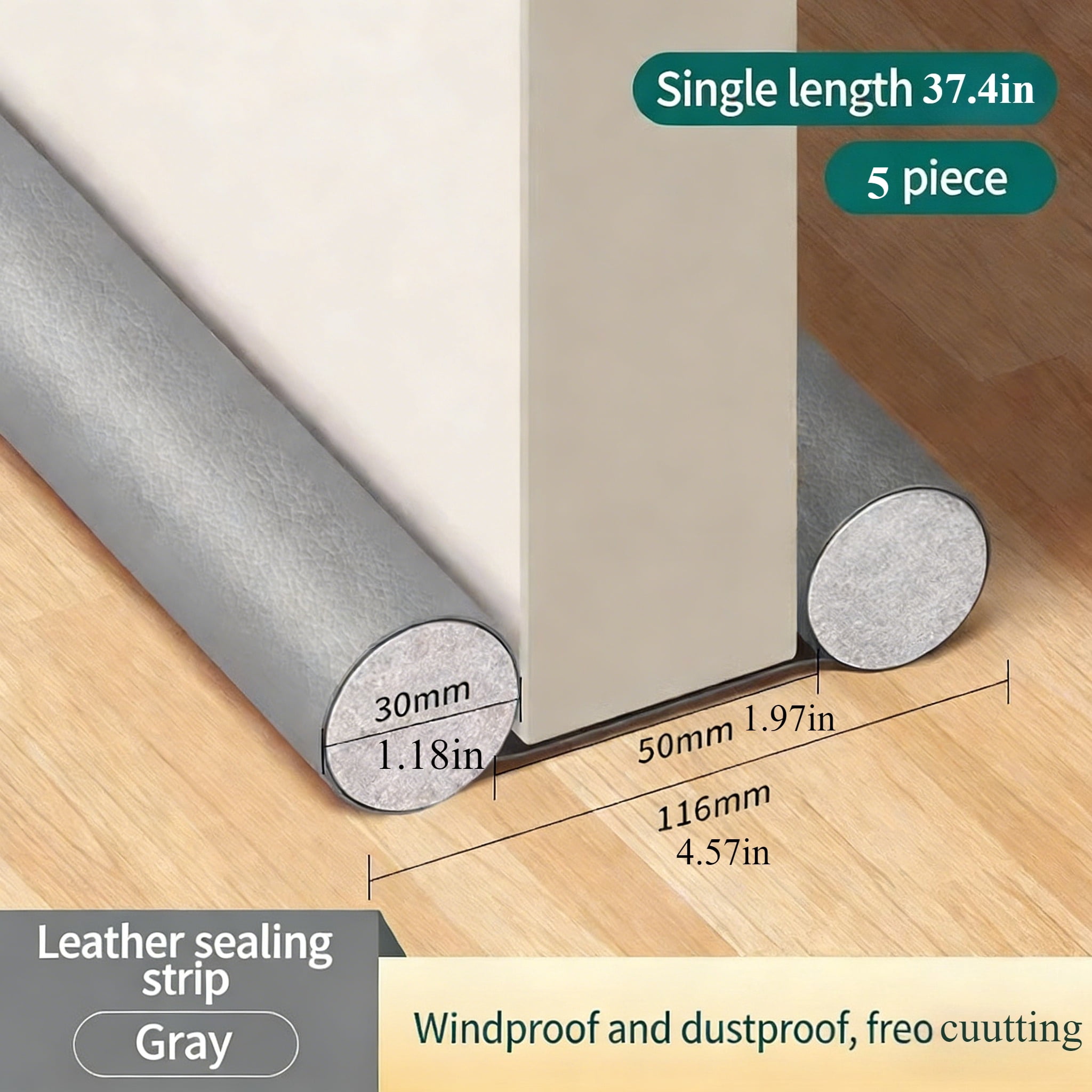 Door Draft Stopper Door Sweep Weather Stripping Noise Blocker Window ...