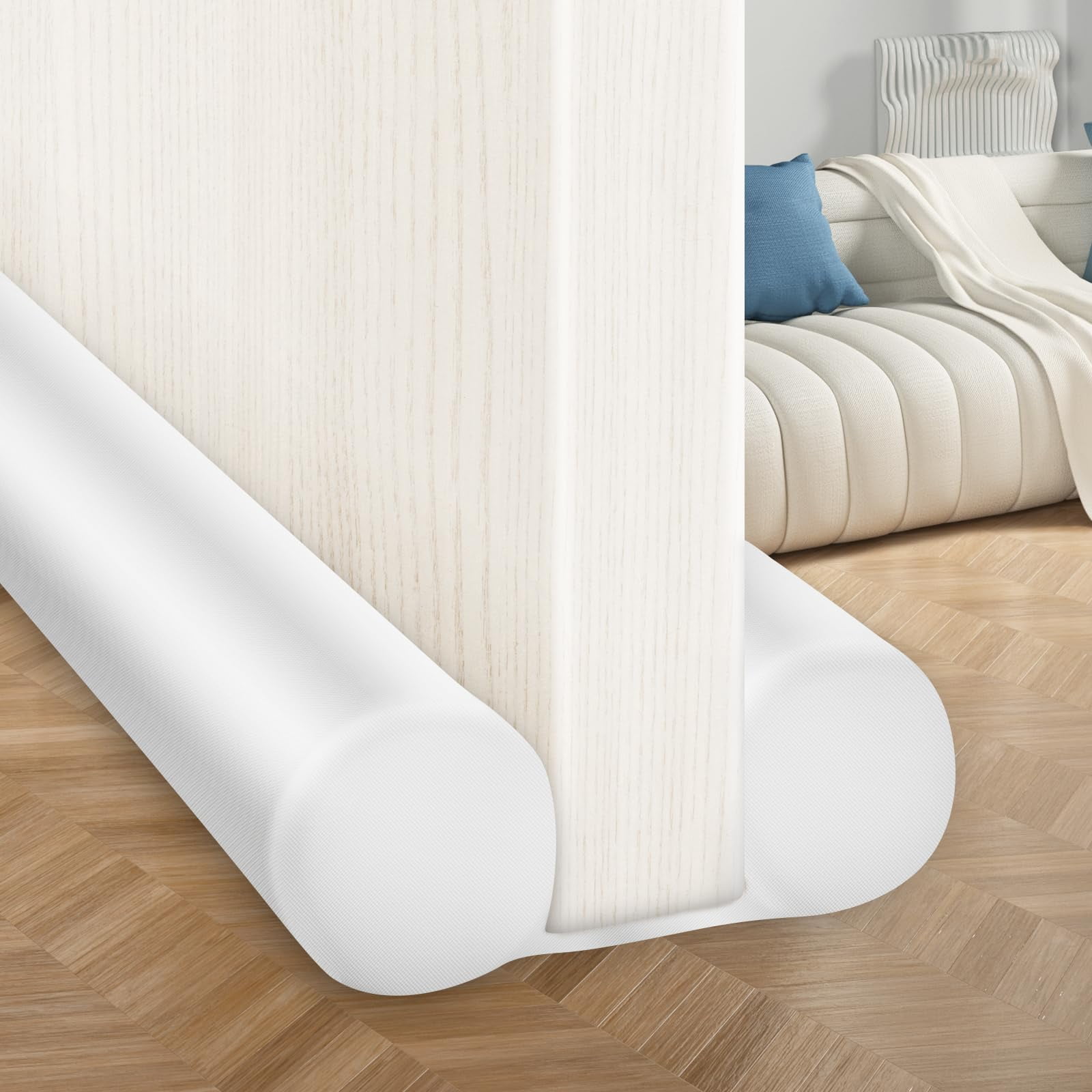 Under Door Draft Stopper for Large Doors, Adjustable 30 32 34 36 Inch ...