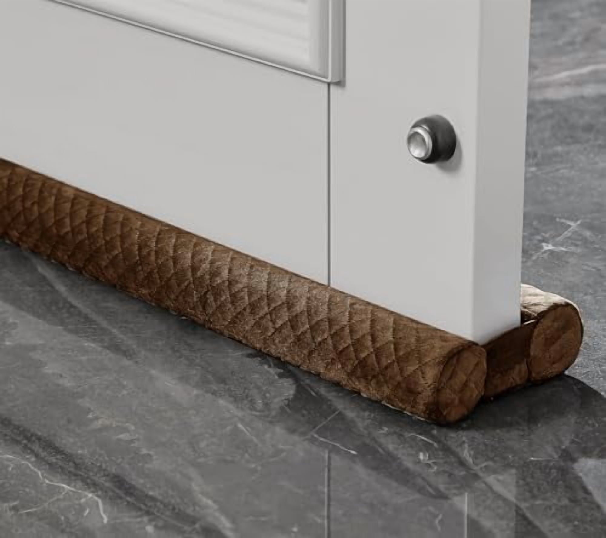 Door Draft Stopper – Premium Velour Under Door Gap Filler & Noise ...