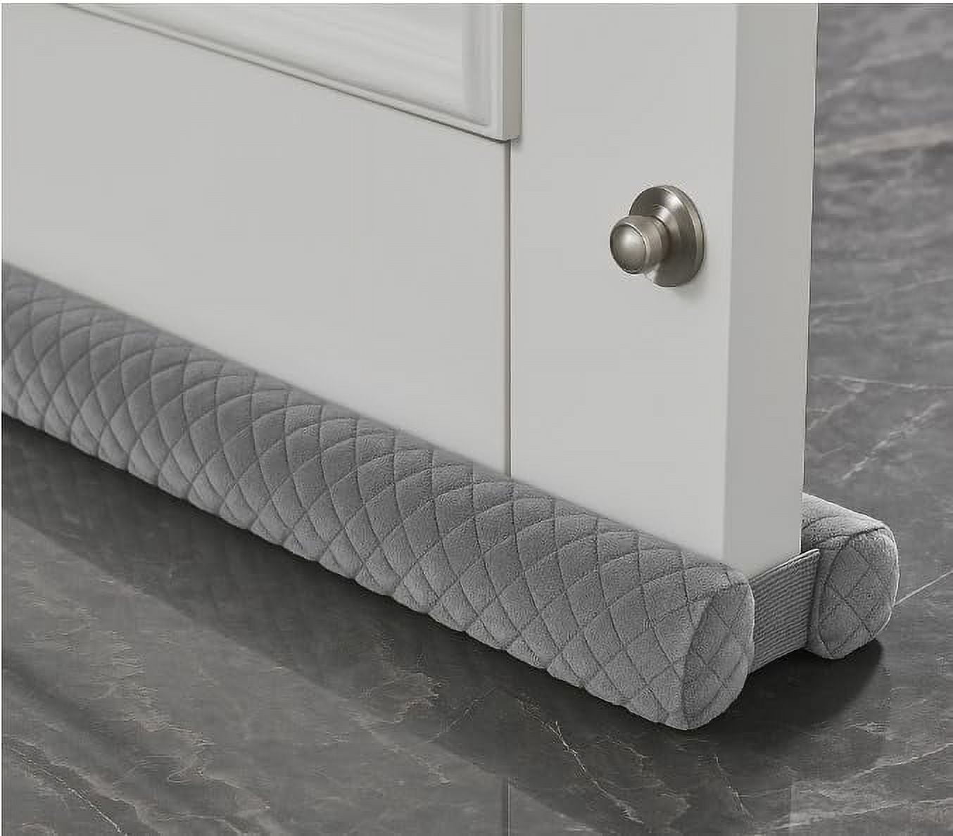 Under Door Draft Stopper – Premium Velour Door Gap Filler & Noise ...