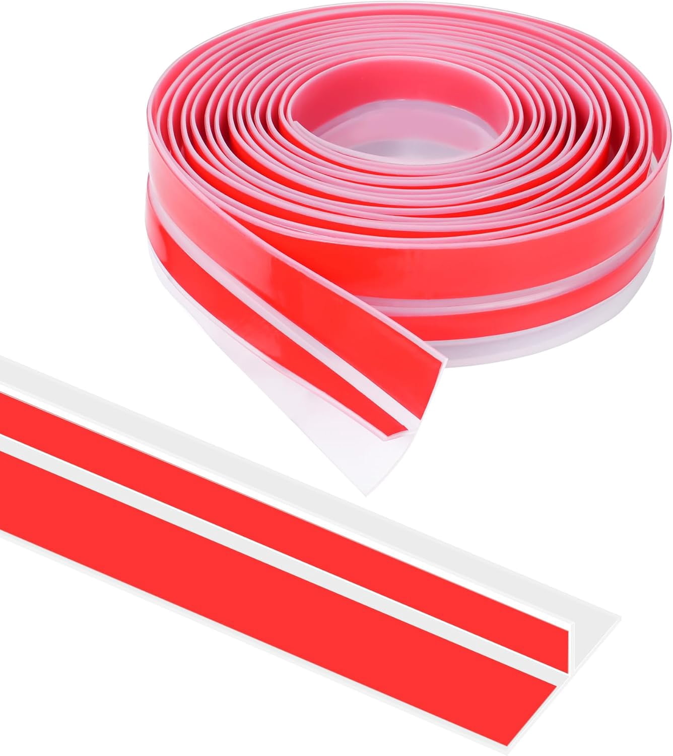 Door Draft Stopper for Side of Door Frame 1.37 in x 20 Ft T-Shaped ...