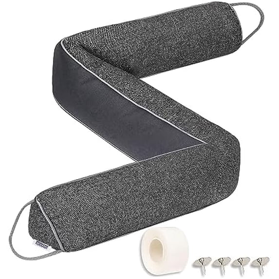 Under Door Draft Stoppers 30 Inch, Heavy Triangle Stop Draft Block Cold ...