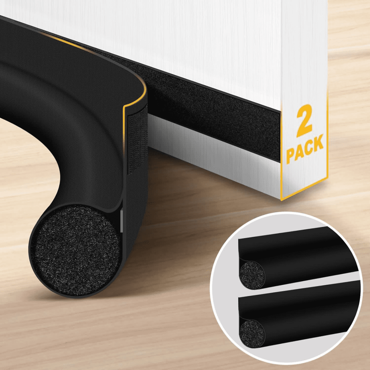 Door Draft Stoppers 30 Inches Door Weather Stripping for Bottom of Door ...