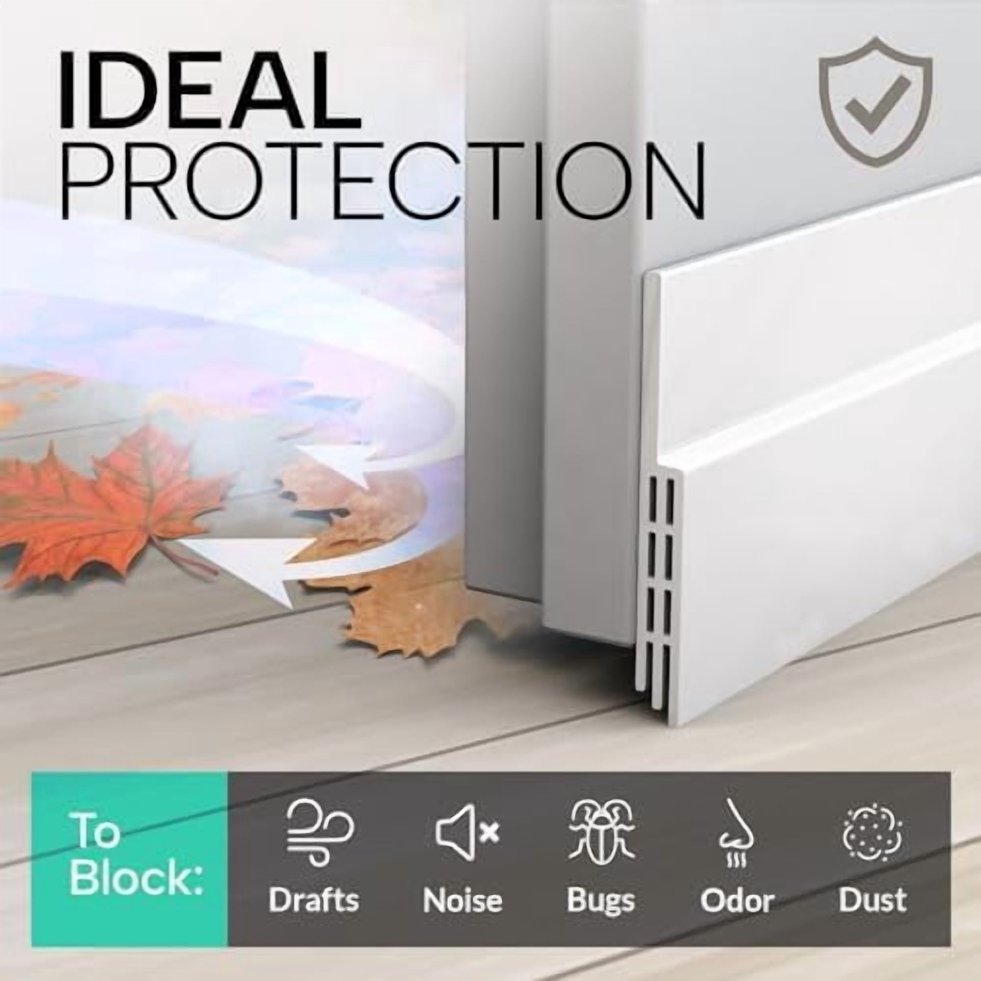 ® Door Draft stoppers for Bottom of Door - New Premium Door Sweep/Door ...