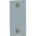 Door Edge Filler Plate, 1 in. x 2-1/4 in., Steel, Gray Primered ...