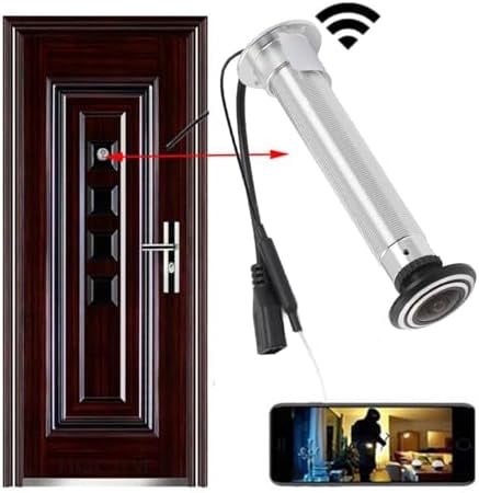 Door Eye Hole Camera, Wide Angle Lens, Support APP, Memory Card, Cloud ...