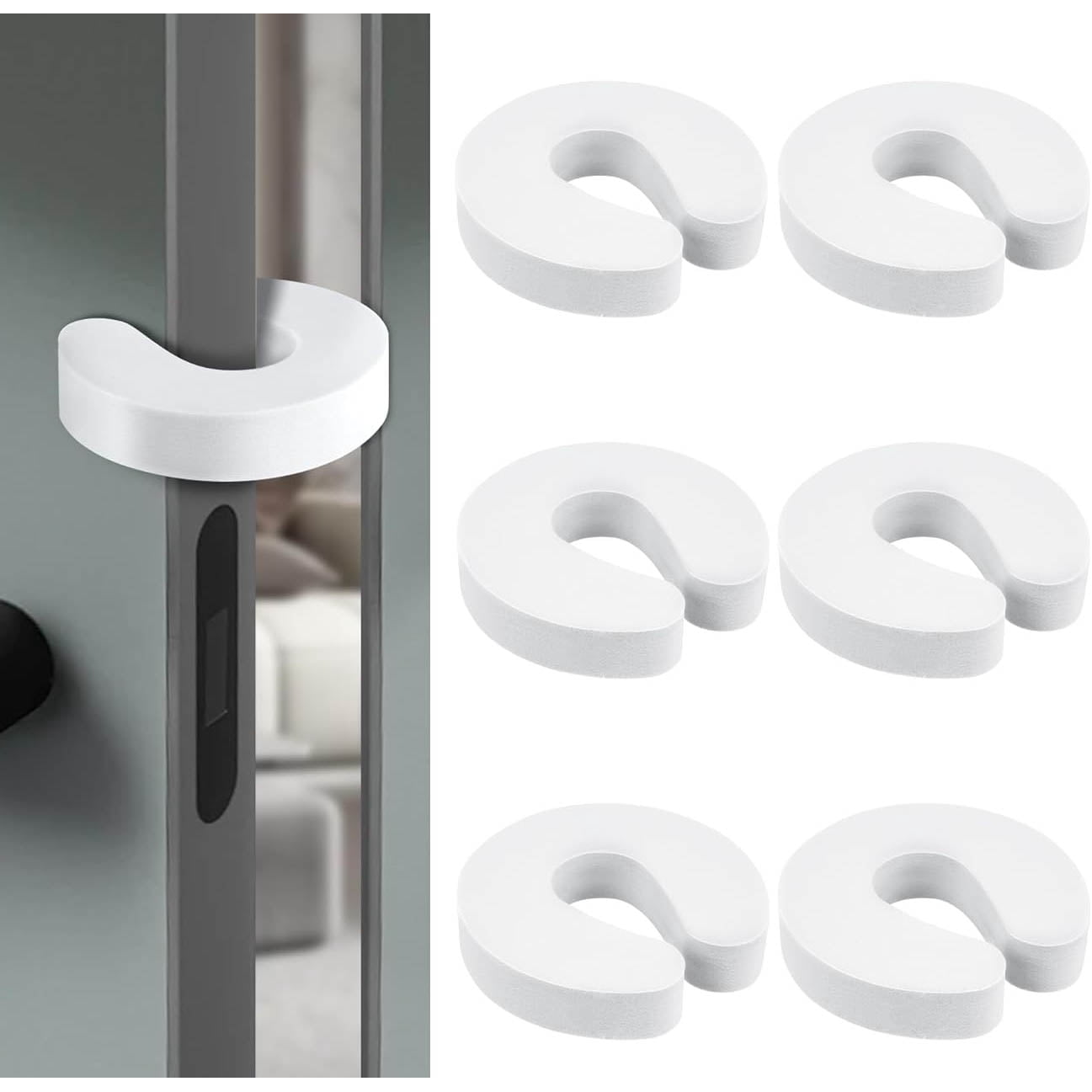 Door Finger Pinch Guard, Anti Door Slam Stopper, Door Stopper, Foam ...
