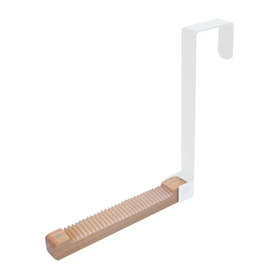Over the Door Folding Hanger Hook Space Saving Metal Door Back Storage ...