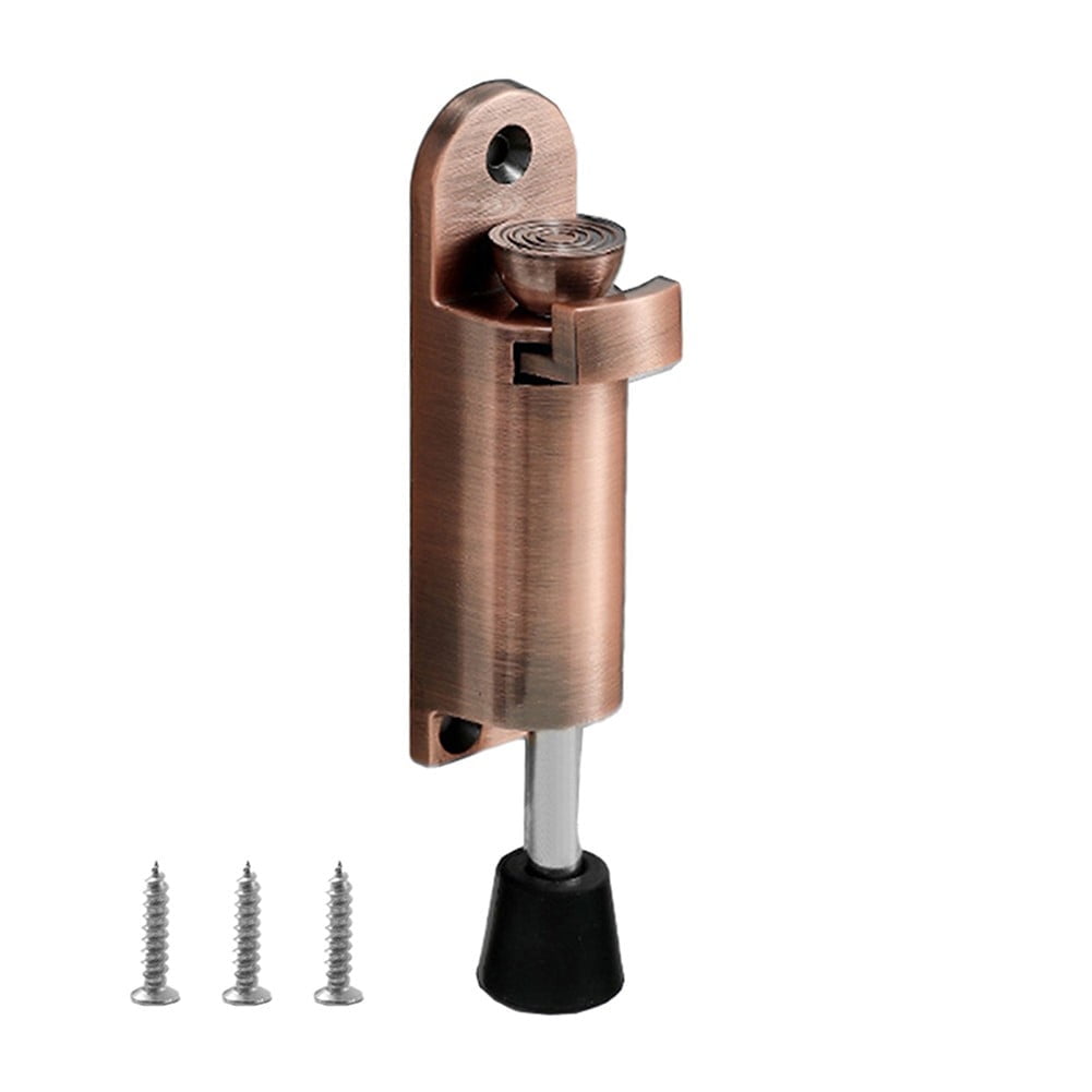Door Foot Stopper Holder Floor Stop Buffer Gate Stay Catch Latch Zinc ...