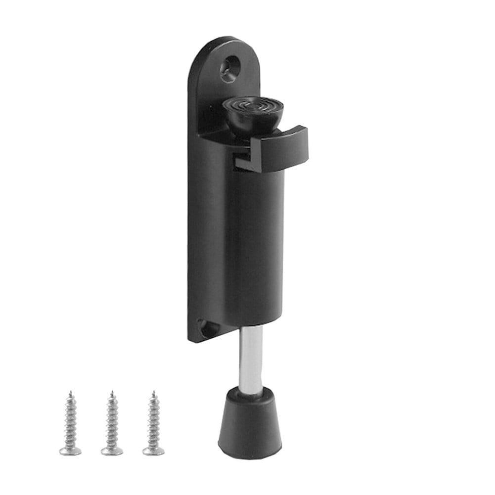 Door Foot Stopper Holder Floor Stop Buffer Gate Stay Catch Latch Zinc ...
