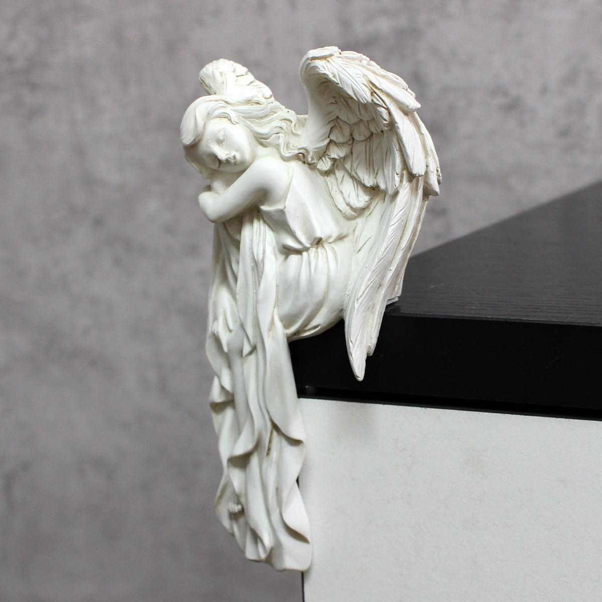 Door Frame Angel Decor Statues Sleeping Angel Statue Door Corner Decor ...