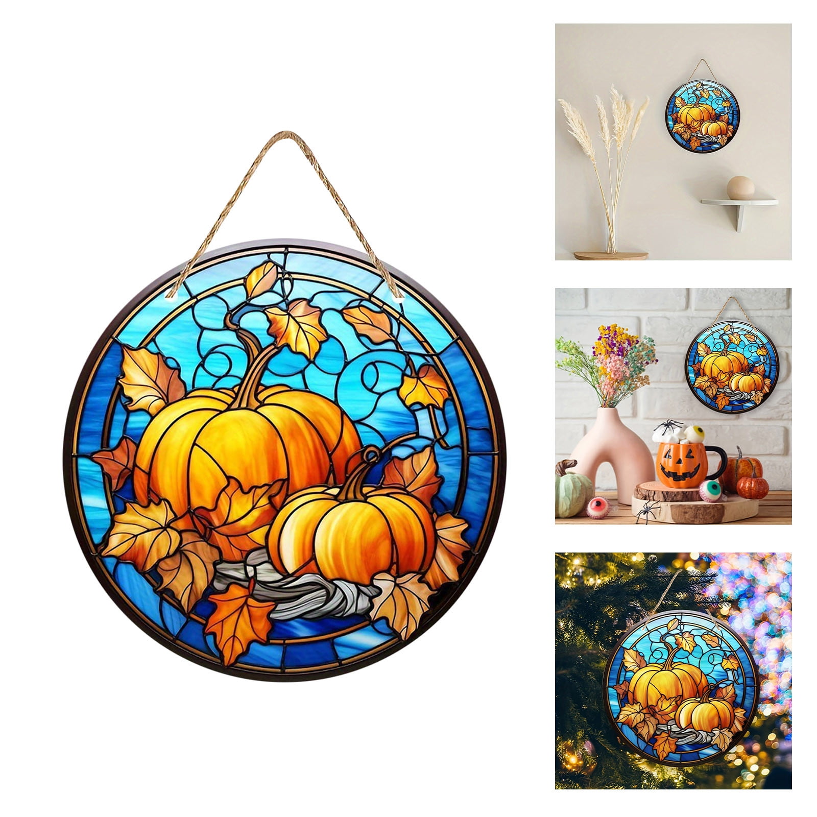 Door Frame Ornament Door Hanging Corners Pumpkin Ornament For Porch ...