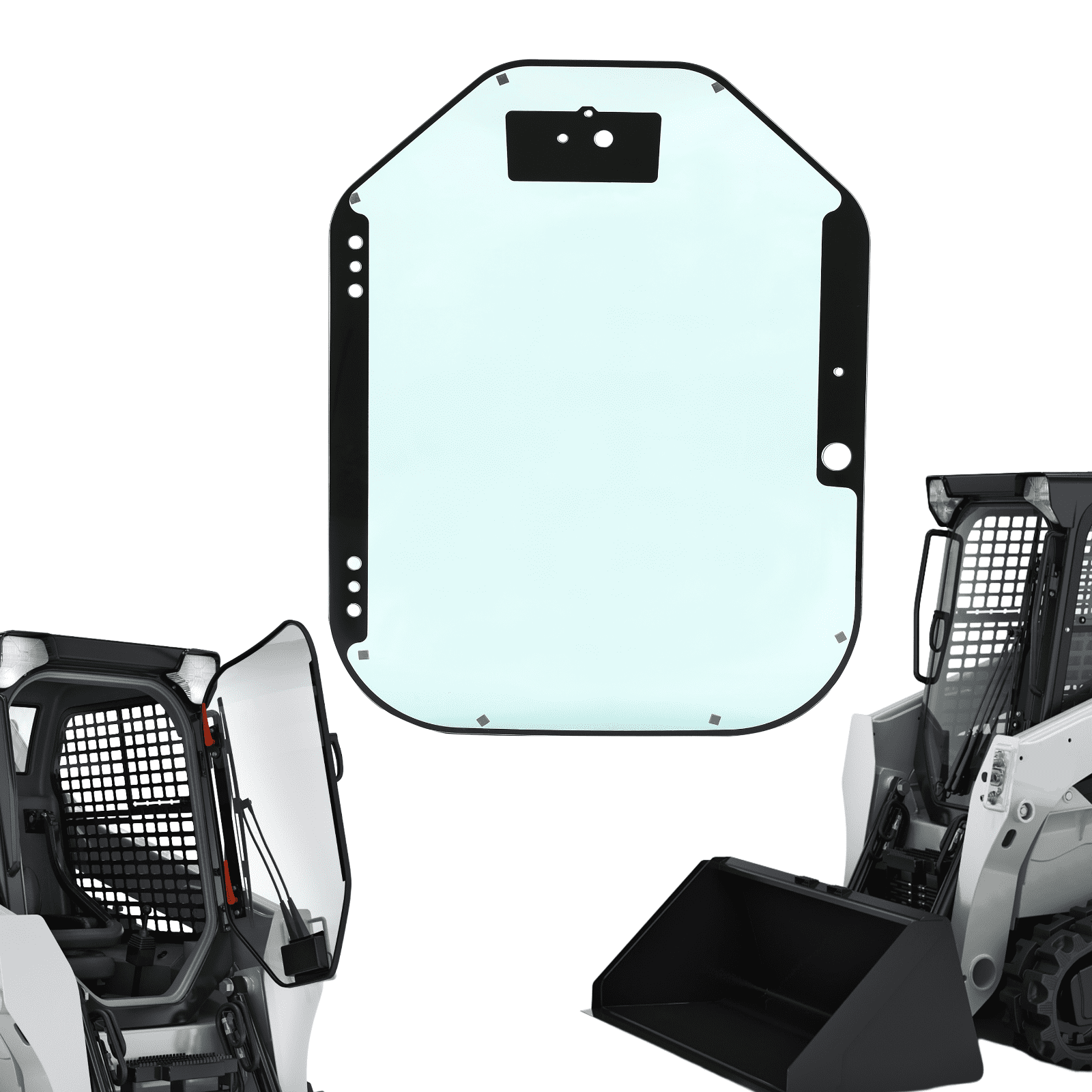 Door Glass Replacement for BOBCAT Skid Steer S450 S530 S595 S630 S770 ...