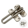 Door Guard Restrictor Security Catch Strong Heavy Duty Safety Lock ...