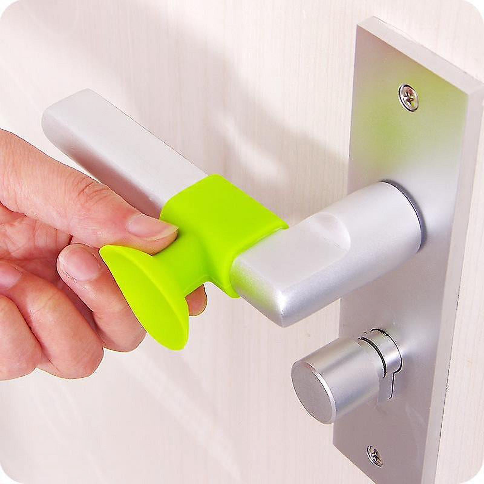Door Handle Bumper Guard A Cushion For Door Handles(1 Piece，green ...