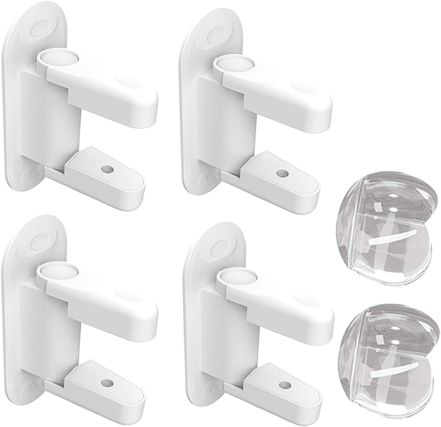 Door Handle Lever Lock (4 Packs), Baby Proofing Lever Handle Lock with ...