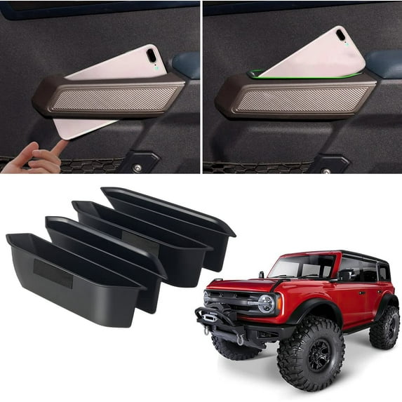 Door Handle Storage Box Container for Ford Bronco 2021 2022 2023 2024 ...