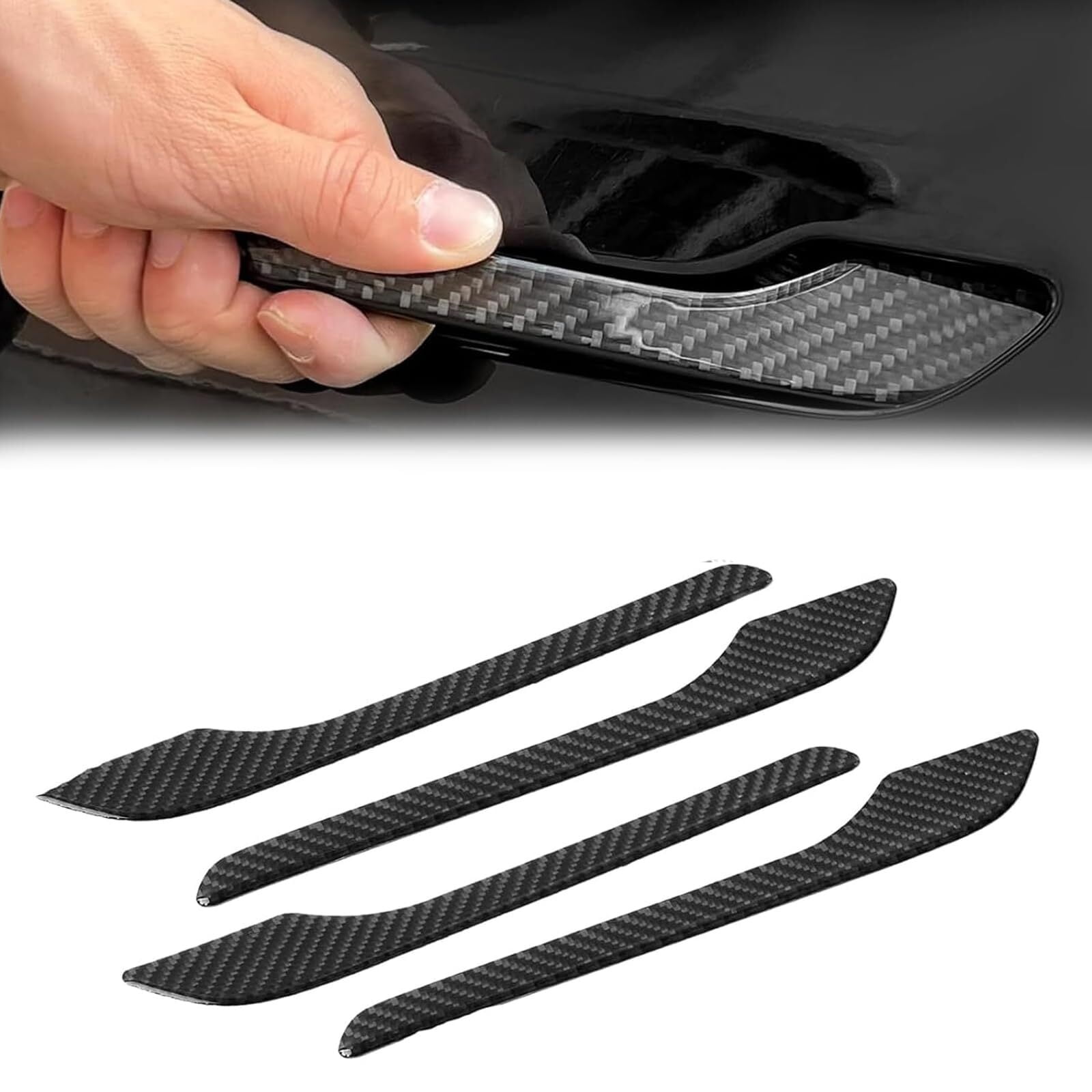 Door Handle Wrap Cover Compatible with Tesla Model 3 Model Y 2025 2024 ...