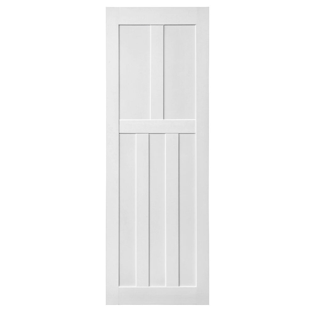 Door Handles CRAZY ELF 28" x 84" Five Panel Real Primed Door Slab, DIY ...