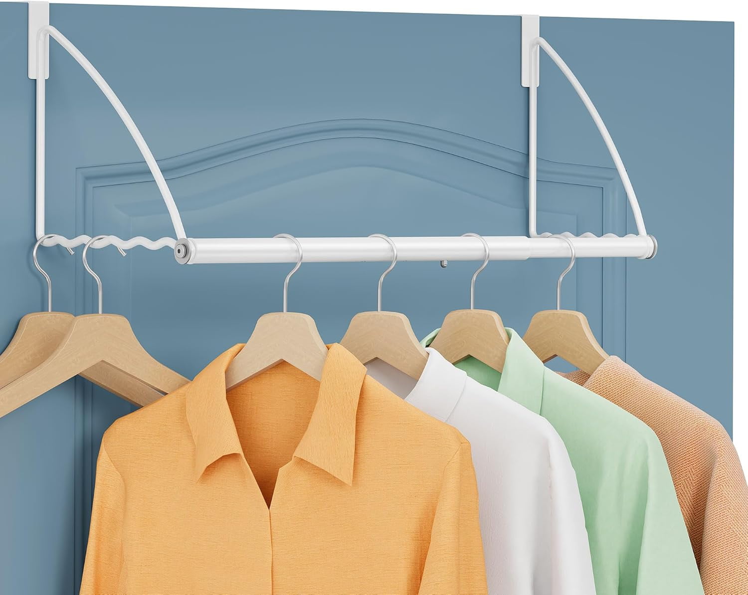 Over the Door Hanger Expandable & Adjustable, Over Door Clothes Hanger ...