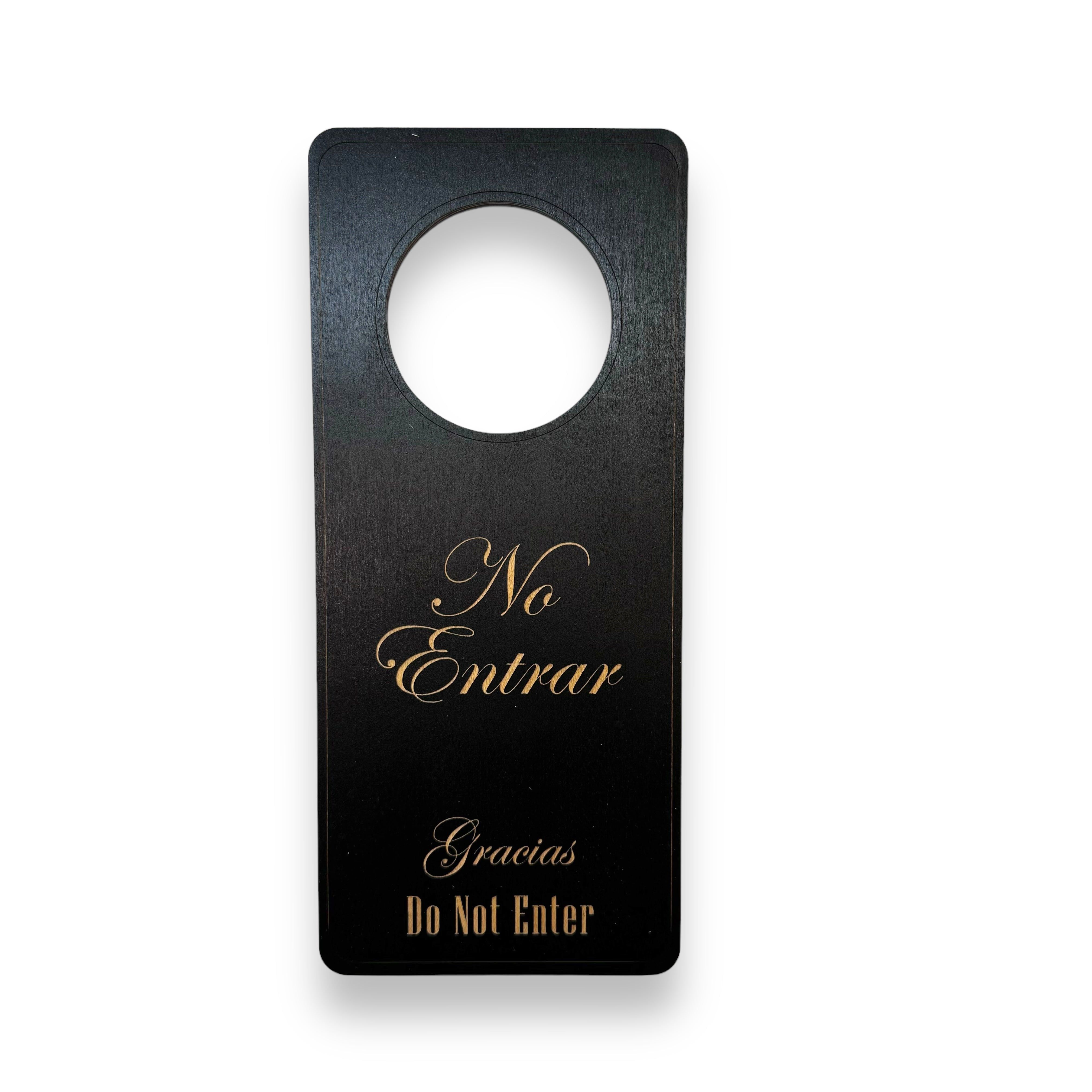 Door Hanger - Spanish Language - No Entrar - Do not Enter - 9x4 ...