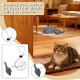 Door Hanging Bouncing Mouse Teaser Toy for Cats - Elastic Clip Attaches ...