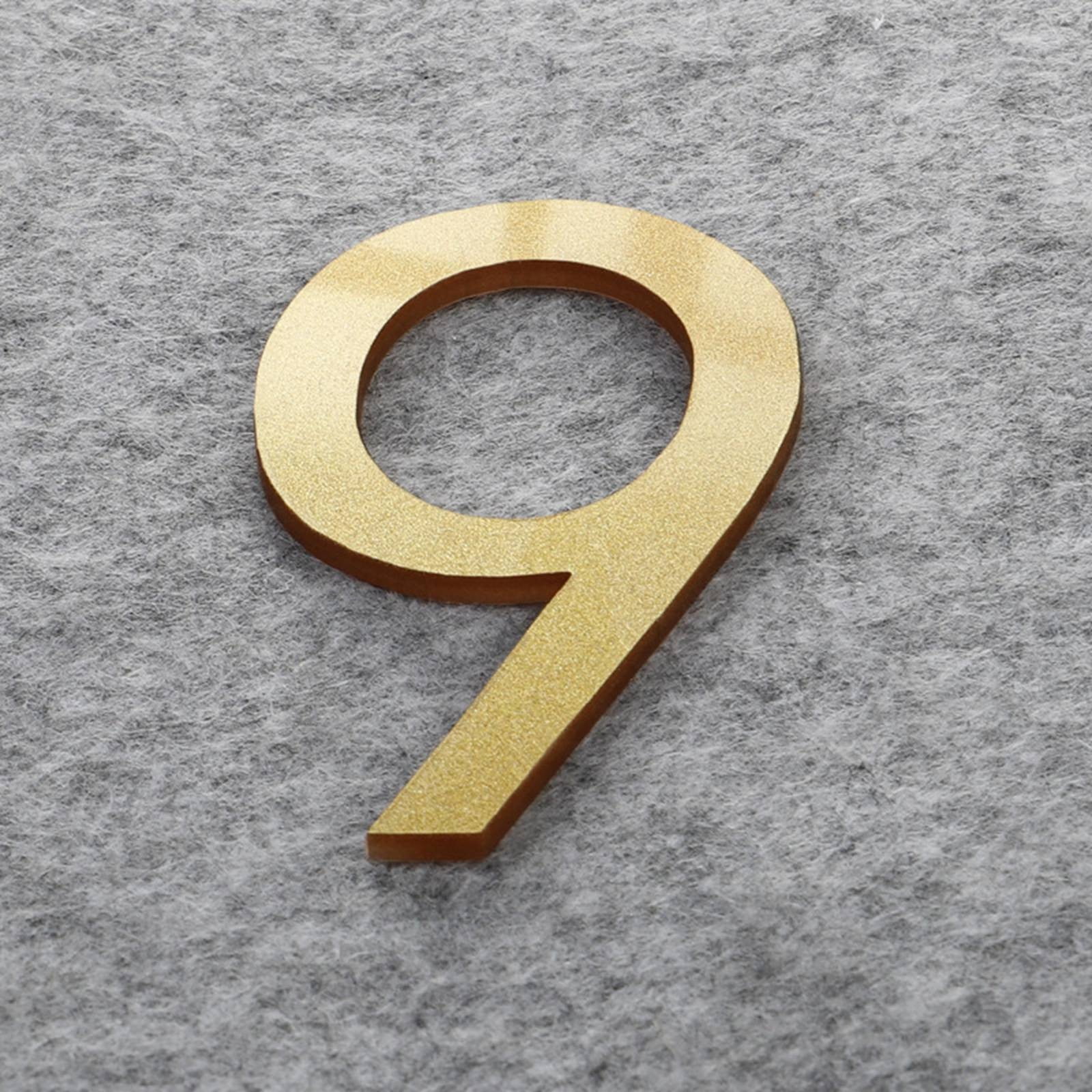 Door Hanging Decor Your Style With Our Golden Acrylic 3D Sticker ...