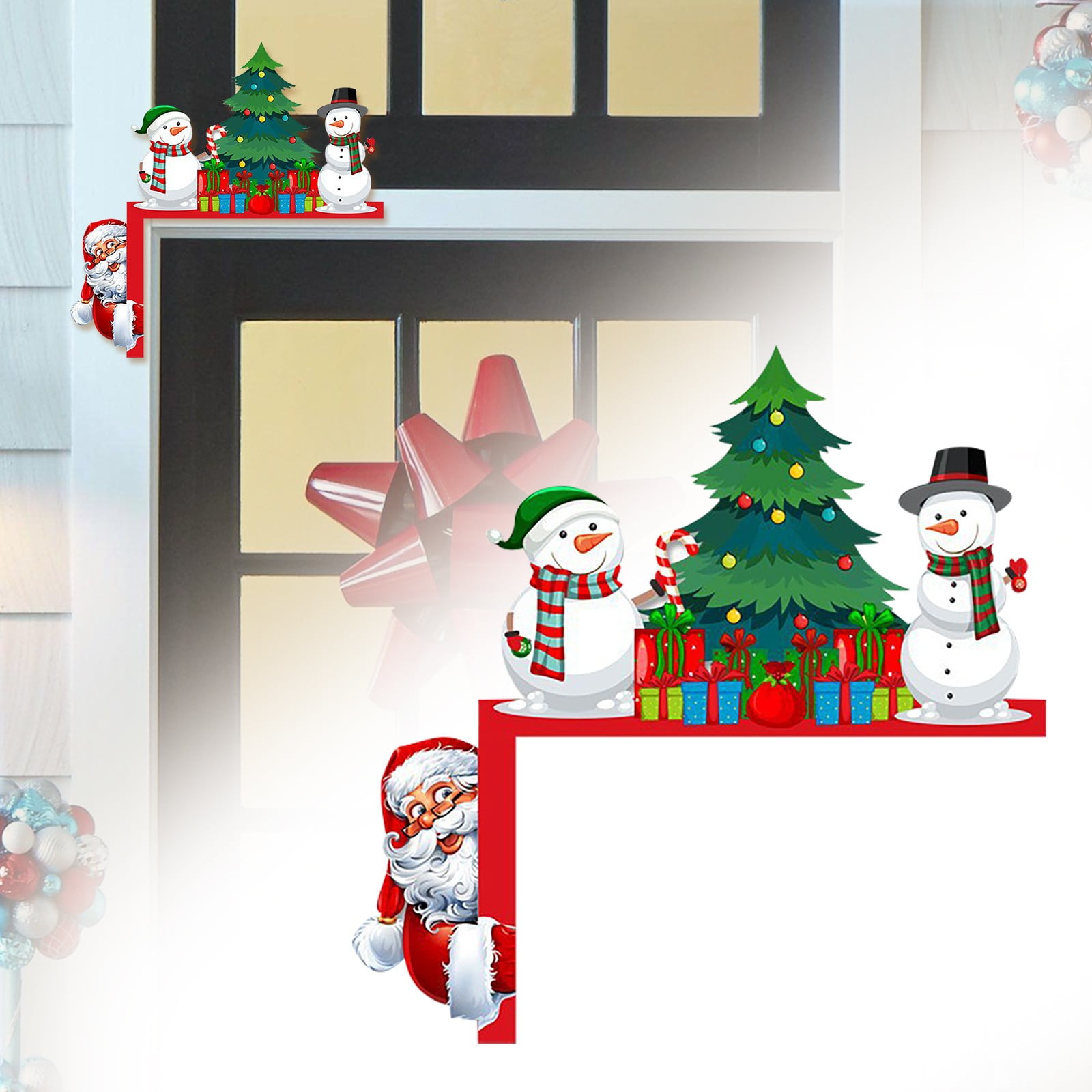 Door Hanging Decoration,Christmas Door Topper Funny Candy Door Frame ...