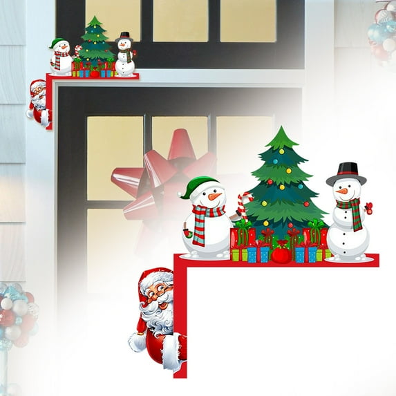 Door Hanging Decoration,Christmas Door Topper Funny Candy Door Frame ...