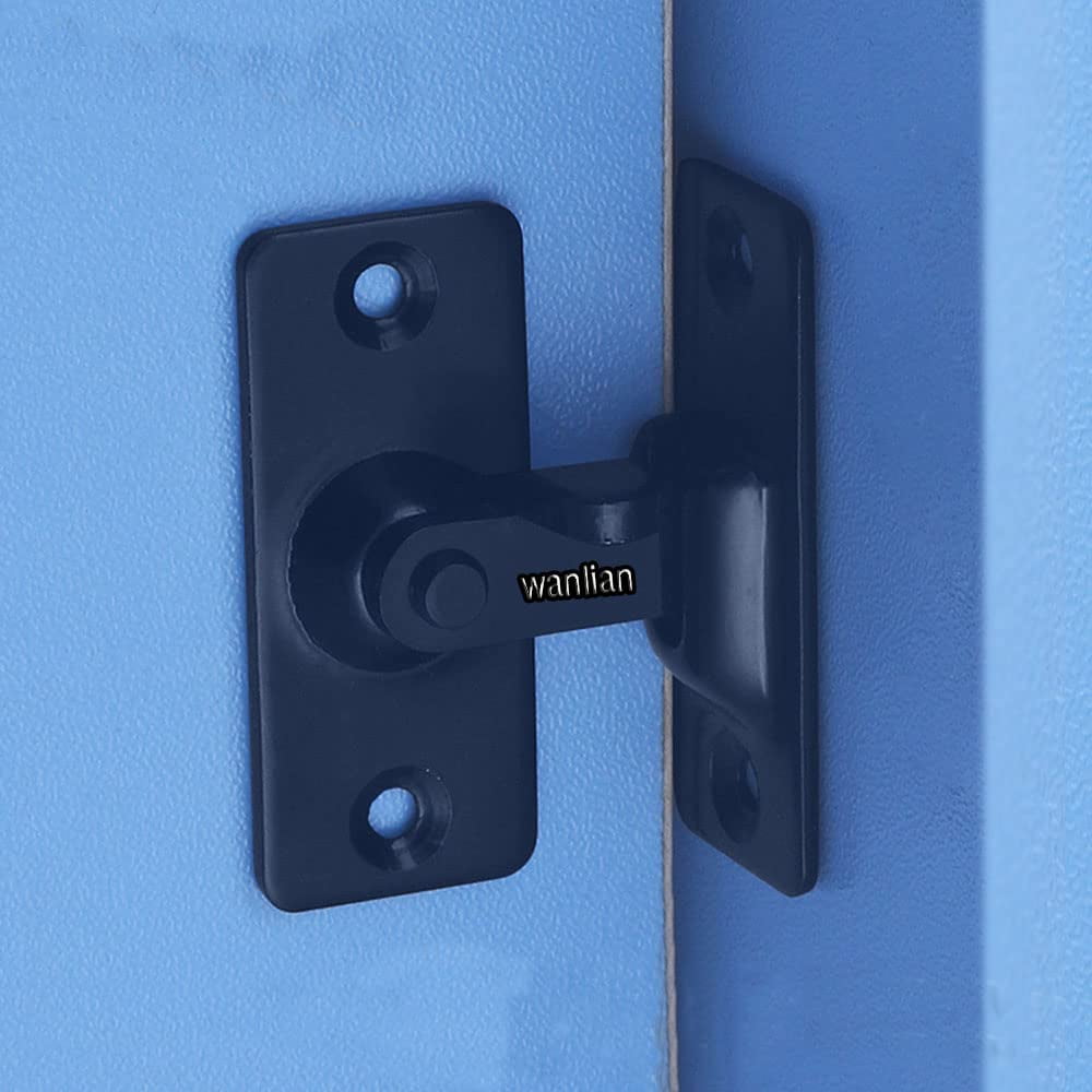 Door Hasp Latch 90 Degree, Stainless Steel Safety Angle Locking Latch ...