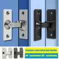 Door Hasp Latch Rustproof Corrosion Resistant Easy Assembly Mini Size ...