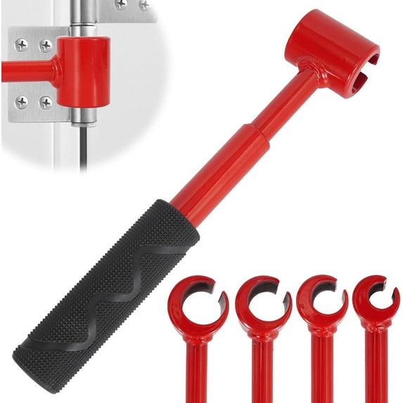 Door Hinge Adjustment Tool, 4-in-1 Hinge Gap Adjusting Wrench Kit ...