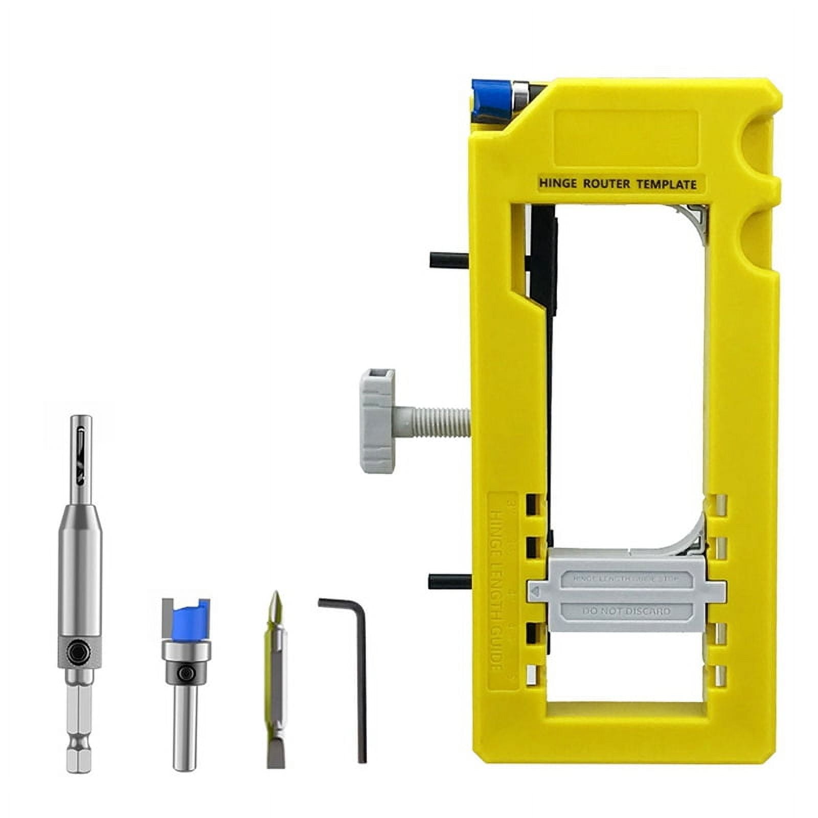 Door Hinge Jig Mortiser Installation Kit Router for 3 Inch to 5 Hinges ...