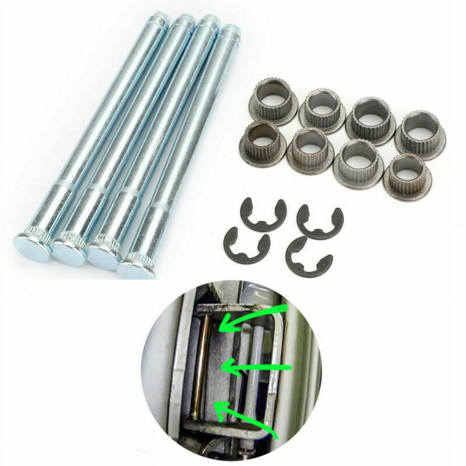Door Hinge Pin Bushing Kit For 1994-2004 Chevy S10 GMC S15 93356553 2 ...