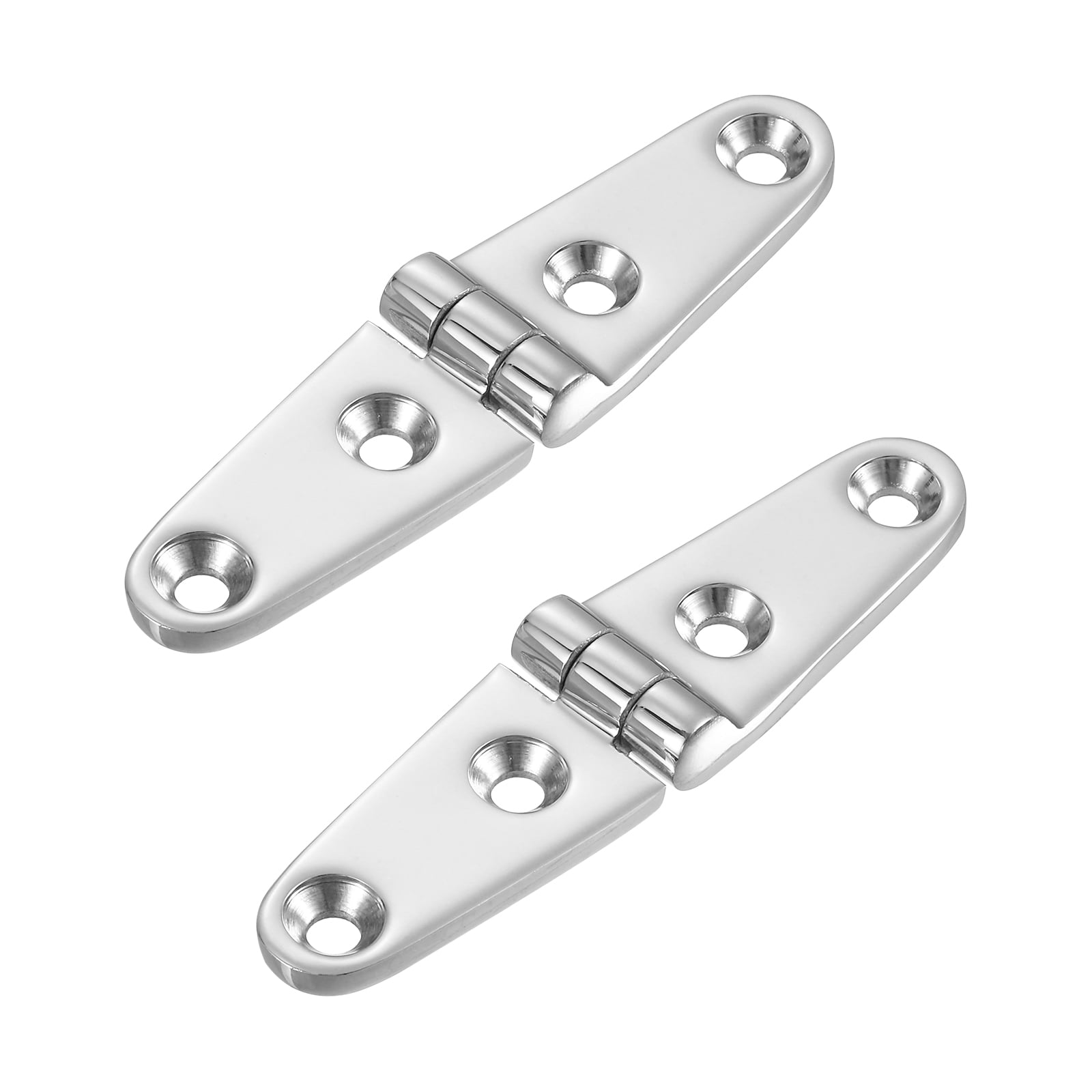 Door Hinges, 2 Pack 4" x 1" - 316 Stainless Steel Marine Hinge, Boat ...