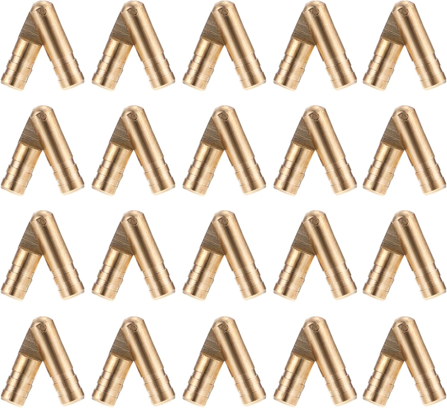 Door Hinges 20pcs Brass Barrel Hidden Hinge Mini Hinges Box Hinges ...