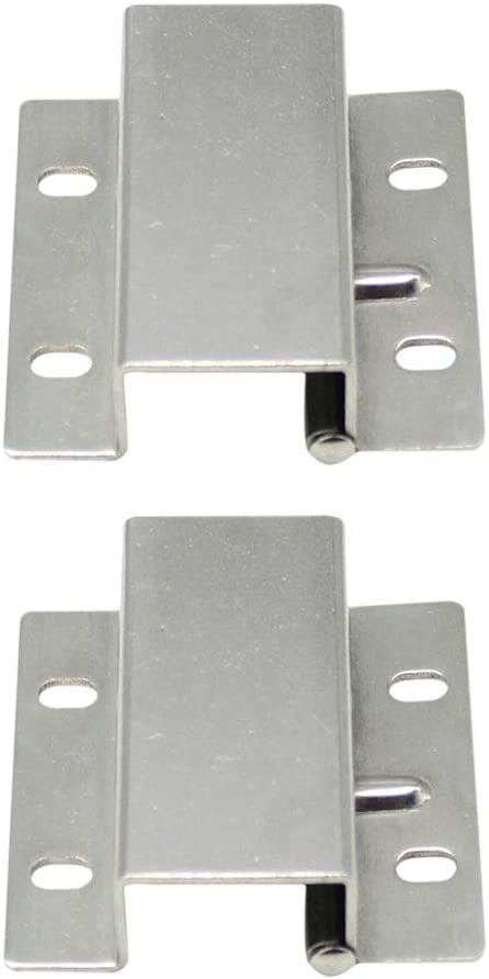Door Hinges 2pcs Stainless Steel Right Angle Bent Hinge Bending Hinge ...