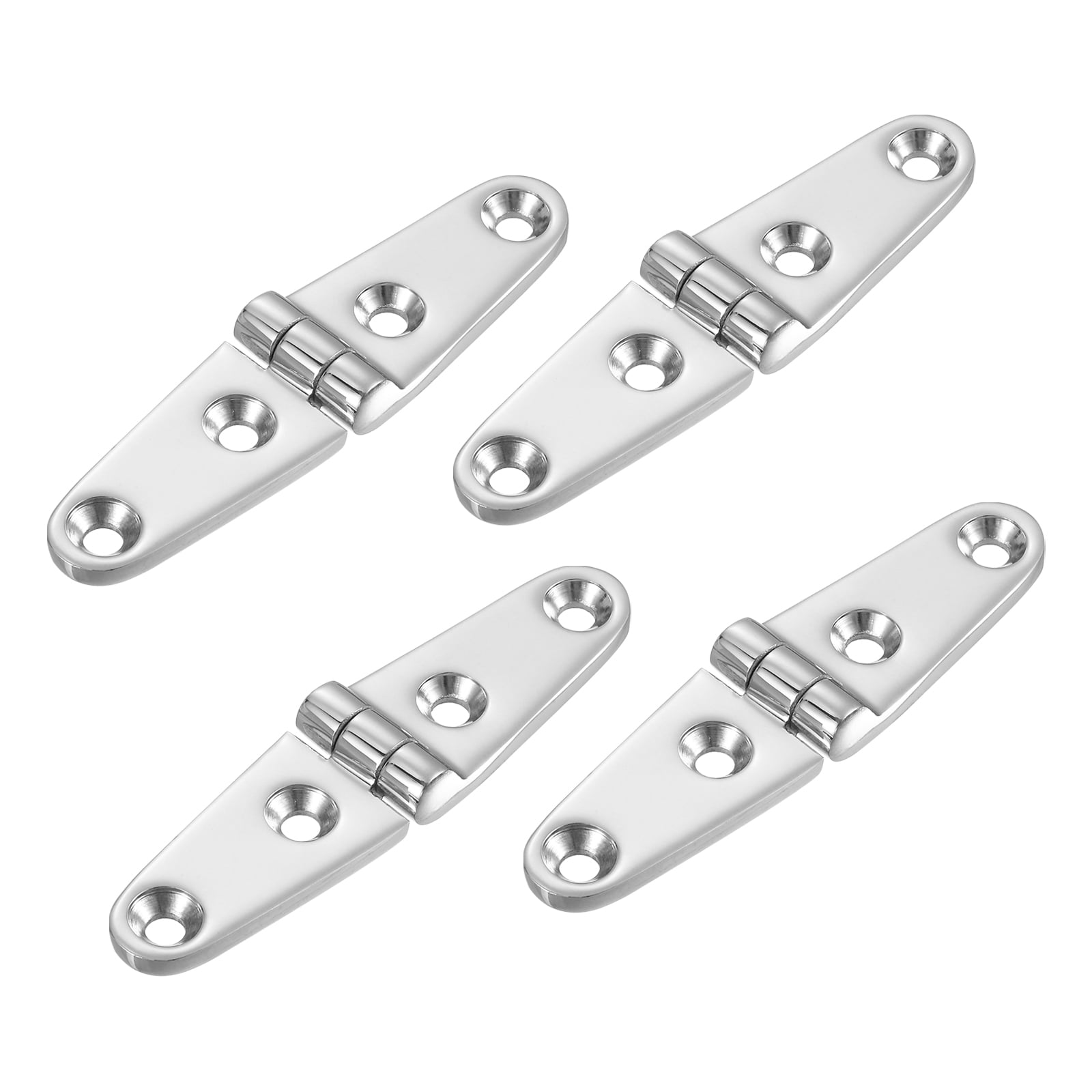 Door Hinges, 4 Pack 4" x 1" - 316 Stainless Steel Marine Hinge, Bearing ...