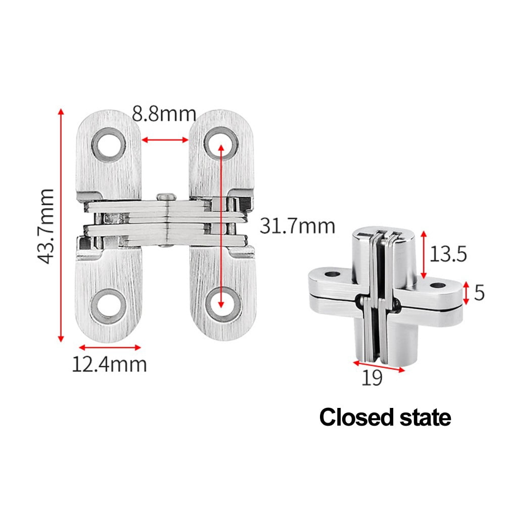 Door Hinges Door Closer Invisible Concealed Cross Hinged Wooden Door ...