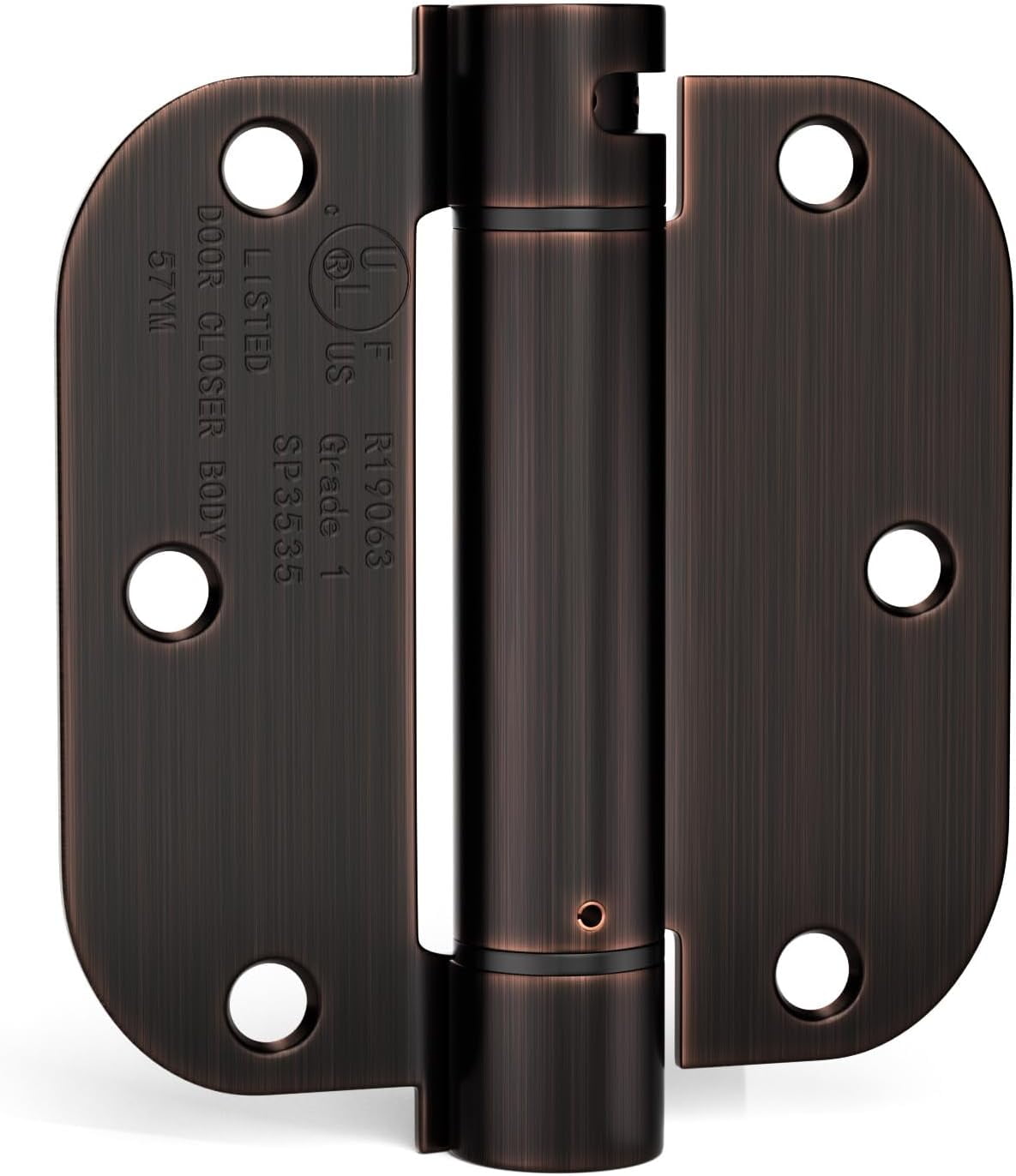 Door Hinges Satin Nickel Self-Closing Spring Door Hinges - Heavy-Duty ...