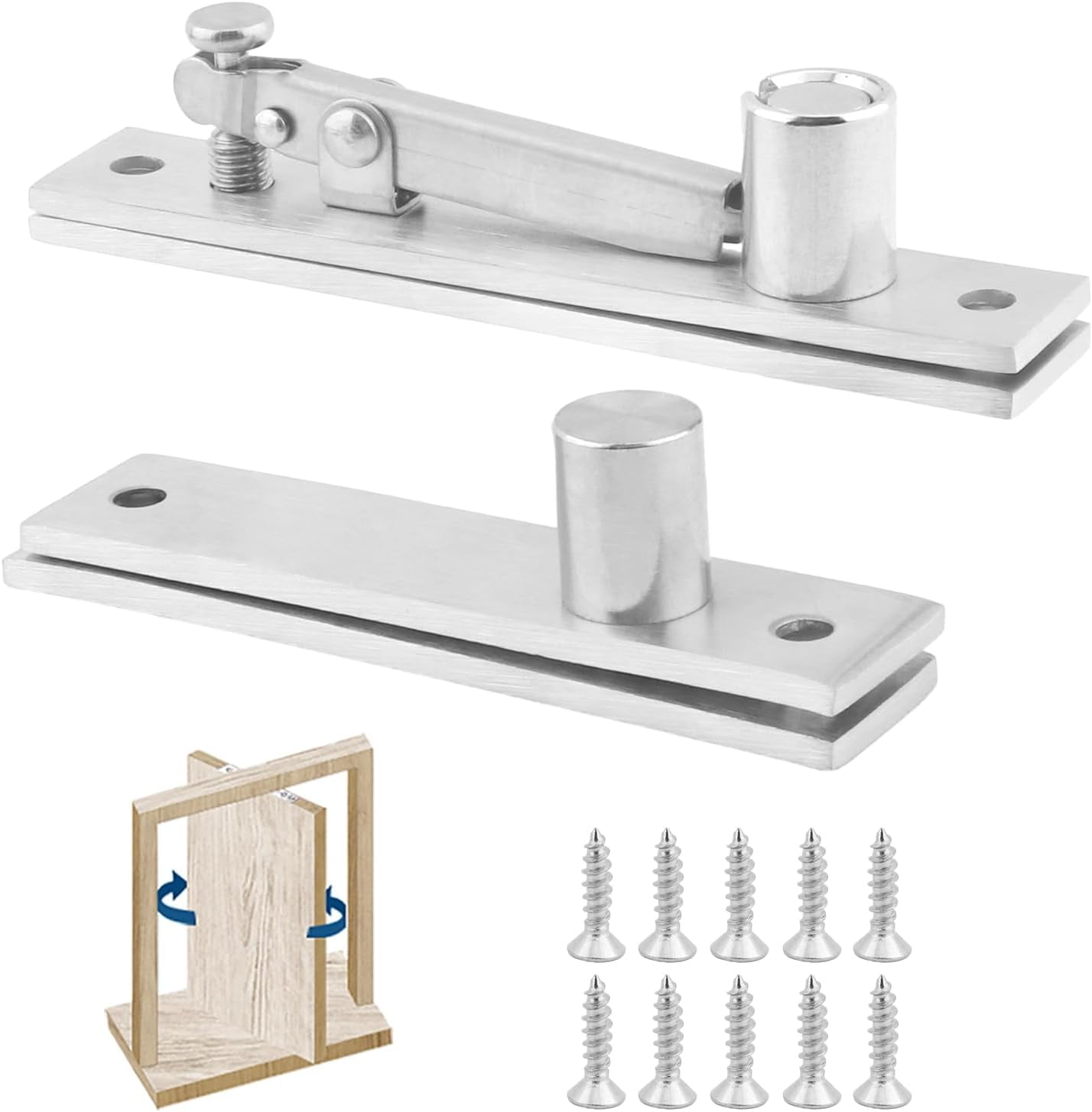 Door His,Stainless Steel Pivot His Door Hardware,360 Degree Rotation ...