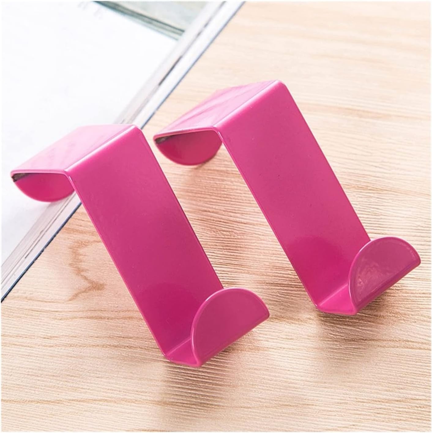 Door Hooks 2pcs Home Kitchen Stainless Steel Door Hooks Self Holder ...