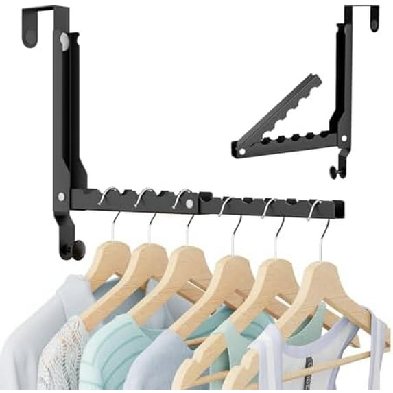 Over The Door Hooks, Extended Over The Door Clothes Hanger with 11 ...