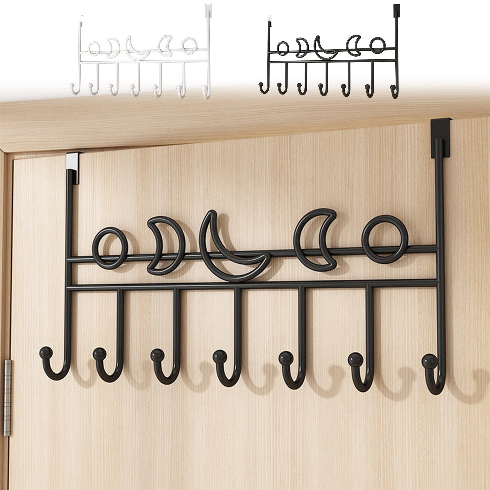 Over the Door Hooks,Hooks Behind The Door Hanging Rack Shelves Door ...