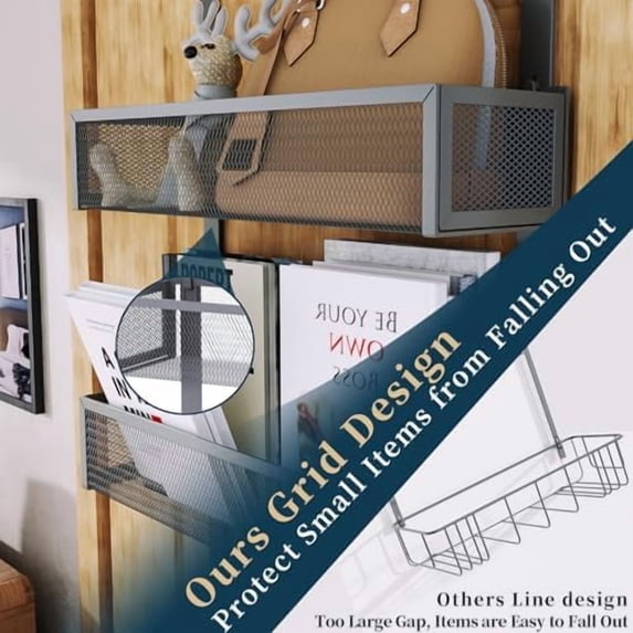 Over The Door Hooks Organizer - Extra Long Door Hanger with 9 Coat ...