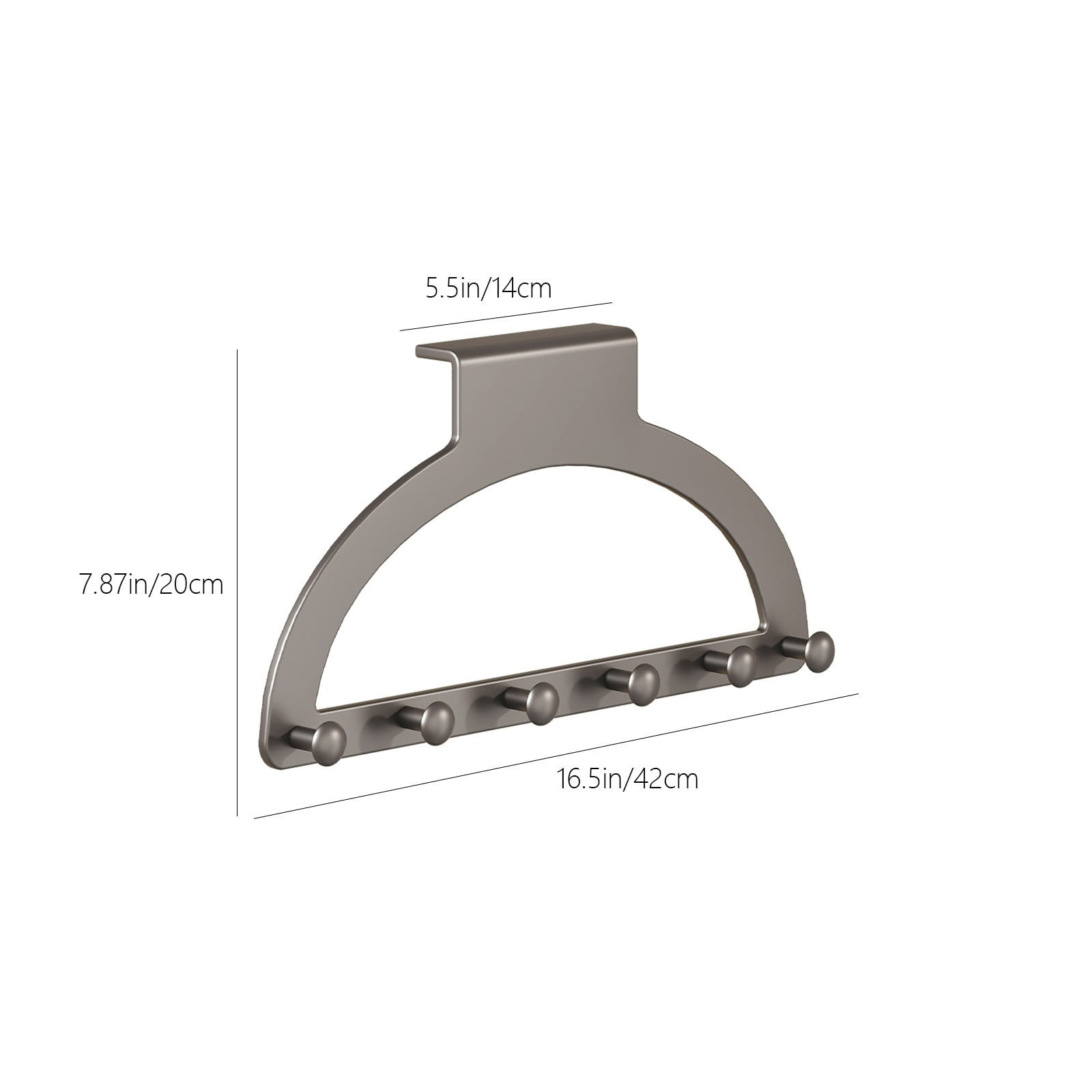 Door Hooks for Hanging Clothes Extended Hanger Non Perforated Door Back ...