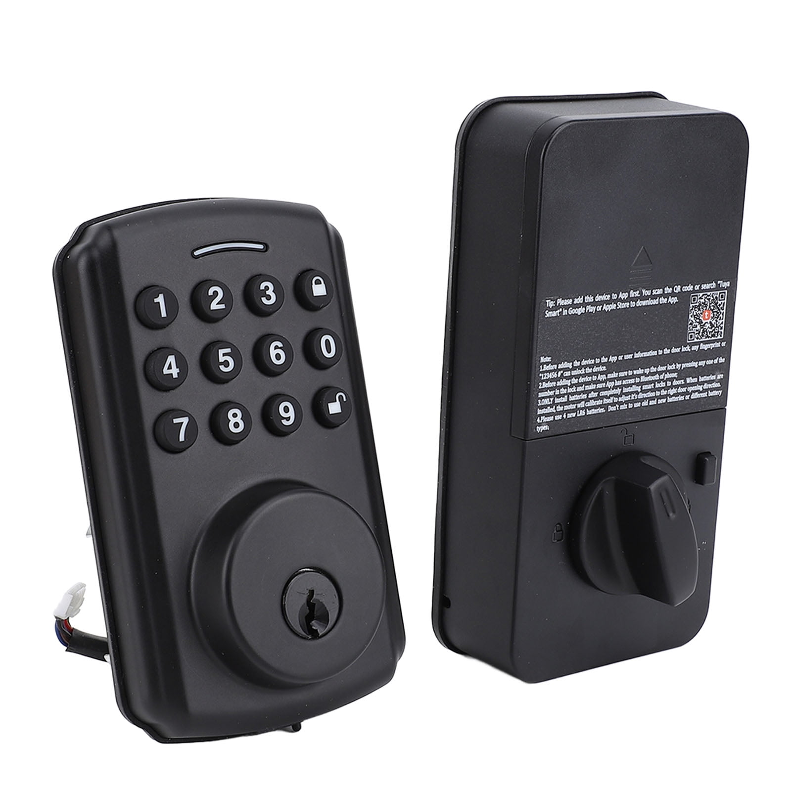 Door Keypad Lock, Door Keyless Lock Aluminum Alloy IP54 Water Proof ...